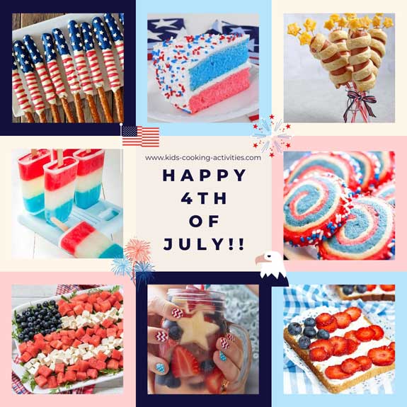 Kids 4th of July recipes.