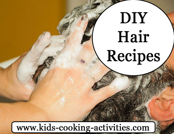 Homemade Hair Recipes for shampoo and conditioner