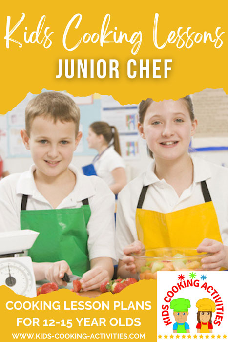 Kids cooking lessons plans for children 3-18 years old from Kids ...