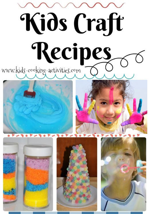 Kids Craft recipes combines two great activities, cooking and crafts ...
